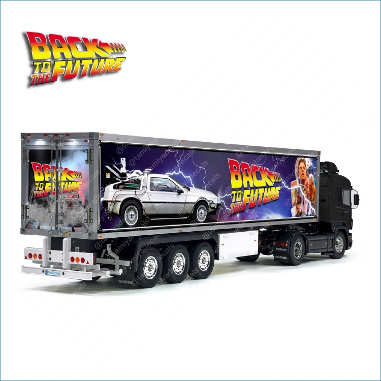 Tamiya 56319 56302 Back To The Future Movie Trailer Reefer Semi Box ...