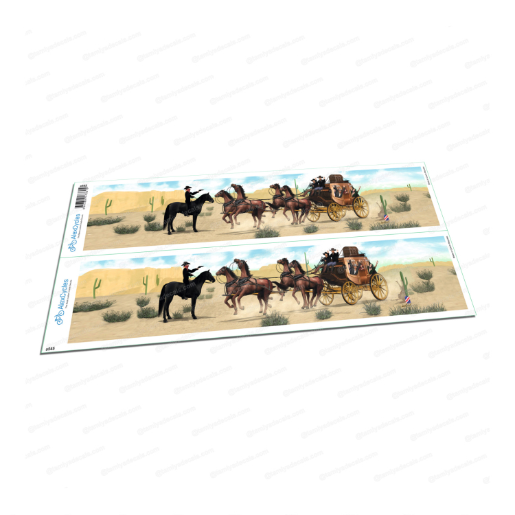 Tamiya 1/25 Scale Truck Trailer Box SMOKEY and THE BANDIT Laminated Decals