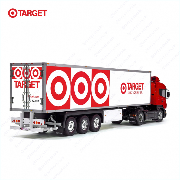 Tamiya 56319 56302 Target SuperTarget Corporation Trailer Reefer Semi ...