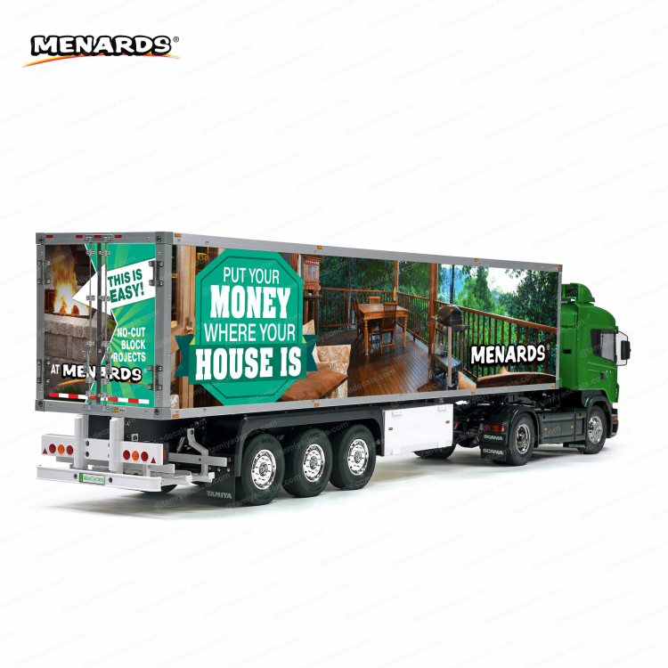 Menards Home Buildings Tamiya 56319 56302 Trailer Reefer Semi Box Huge ...