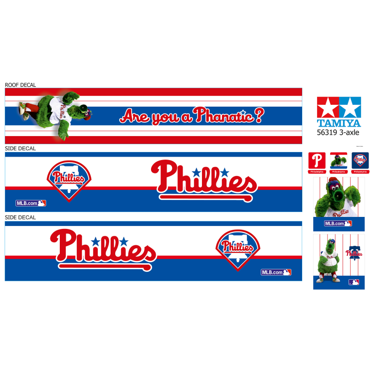 Tamiya 56319 56302 Phillies Philadelphia Phillies American Professional ...