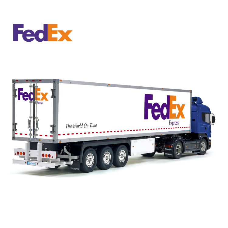FedEx Post Tamiya 56319 56302 Reefer Box Trailer Decals Stickers Set Kit