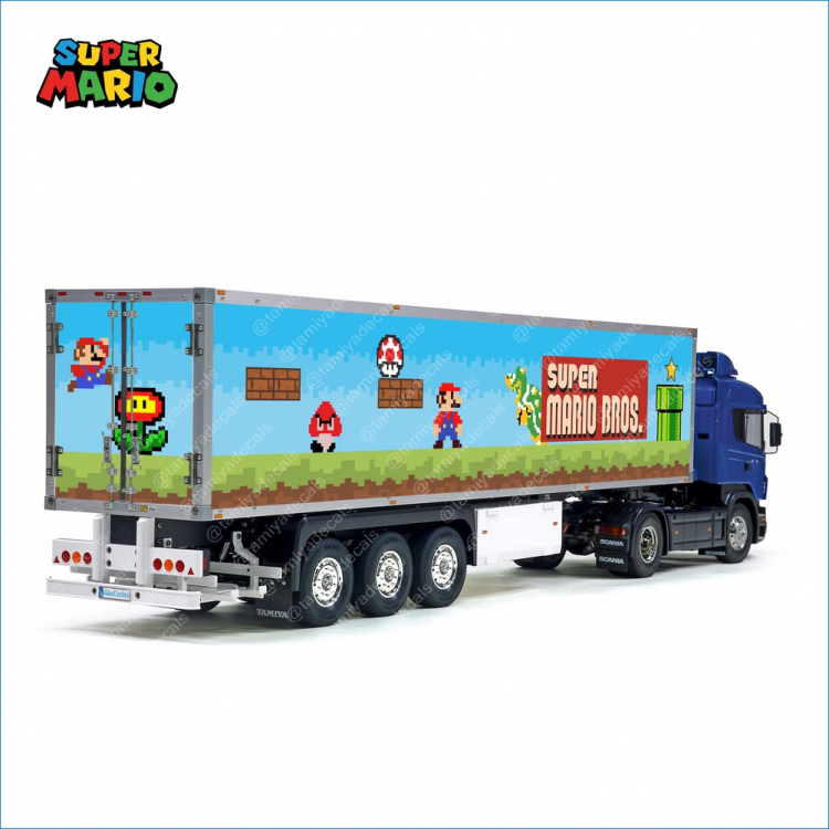 Tamiya 56319 56302 Super Mario Classic Bros Video Game Trailer Reefer ...
